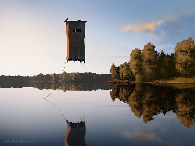 Alex Andreyev’s Surrealistic Paintings | Amusing Planet